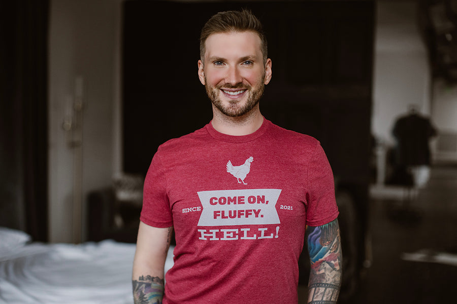 Come On Fluffy Hell - T Shirt – Matt Mathews