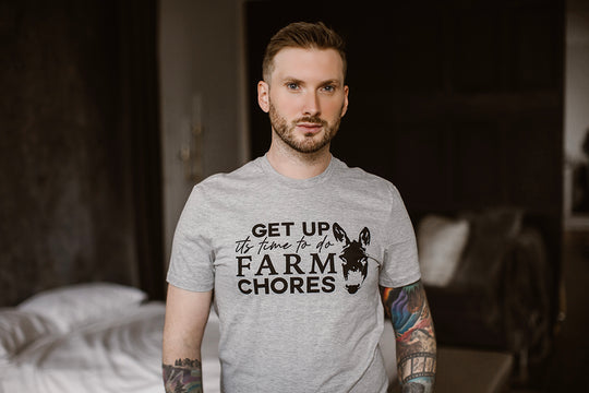 Get Up It's Time To Do Farm Chores T Shirt – Matt Mathews