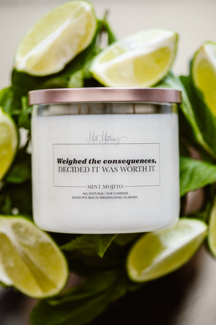 Mint Mojito Candle – Matt Mathews